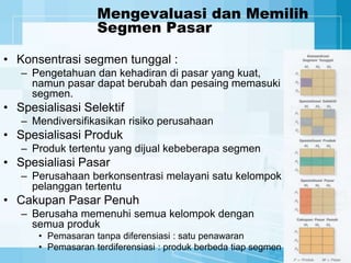 Bab 8 mengidentifikasi segmen dan target pasar | PPTX