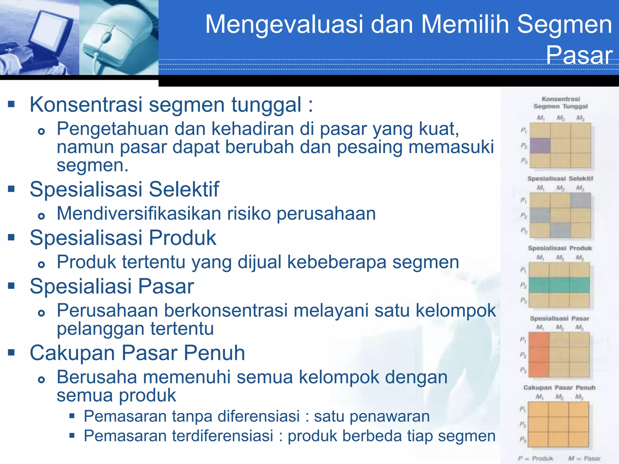Bab 8 mengidentifikasi segmen & target pasar | PPTX