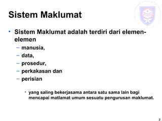 Bab8 mengorganisasi sumber sistem maklumat | PPT