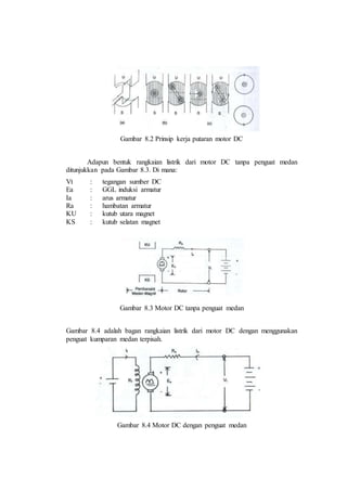 Bab 8 motor dc | PDF