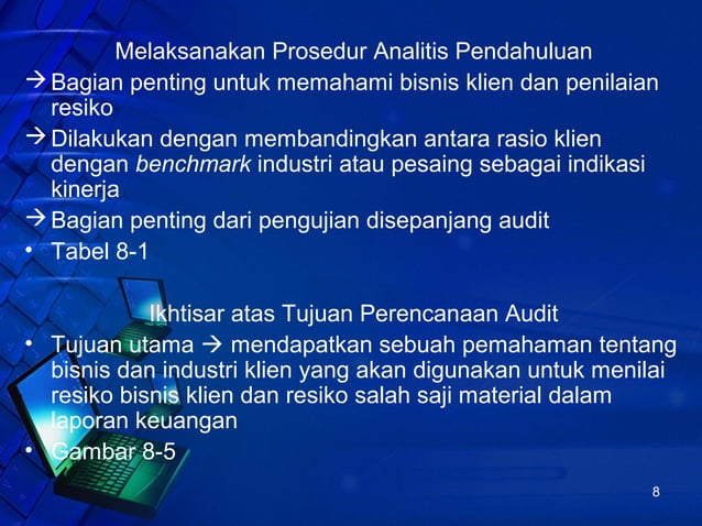 Perencanaan Audit dan Prosedur Analitis | PPT