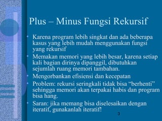 Bab 8 rekursif | PPT
