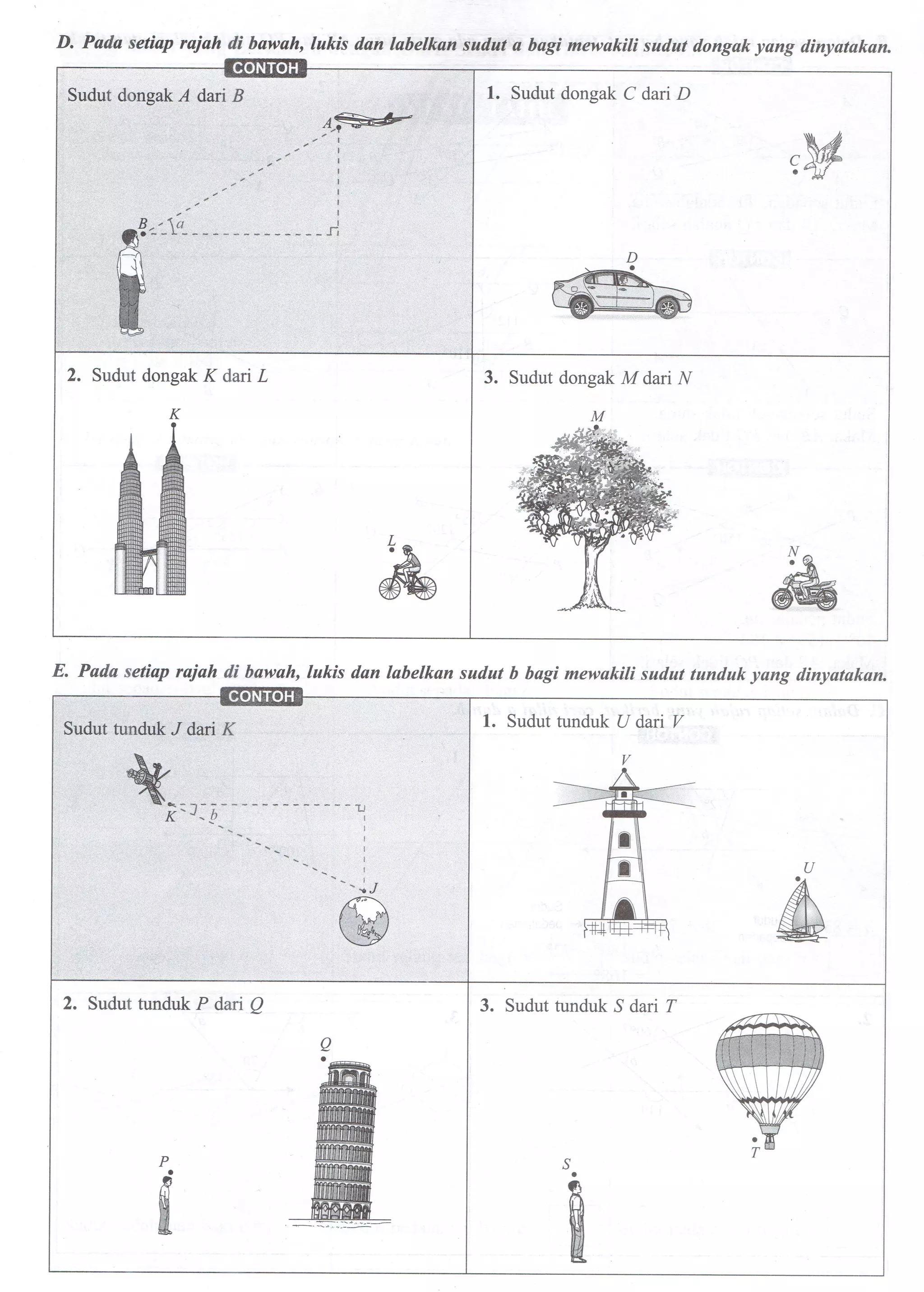 Bab 8 Sudut Dongak dan Sudut Tunduk | PDF