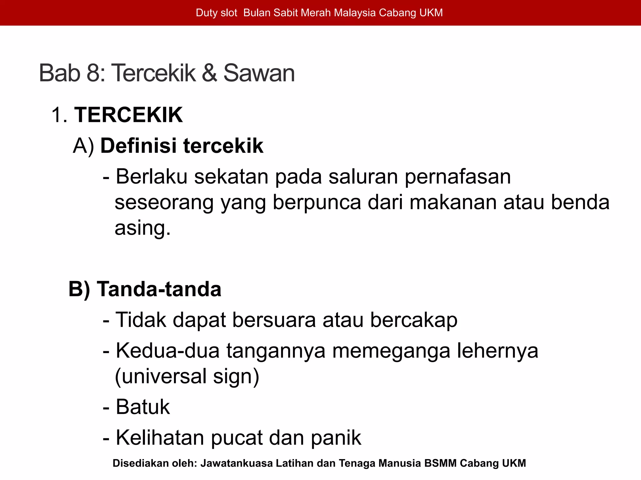 Bab 8 tercekik | PPTX