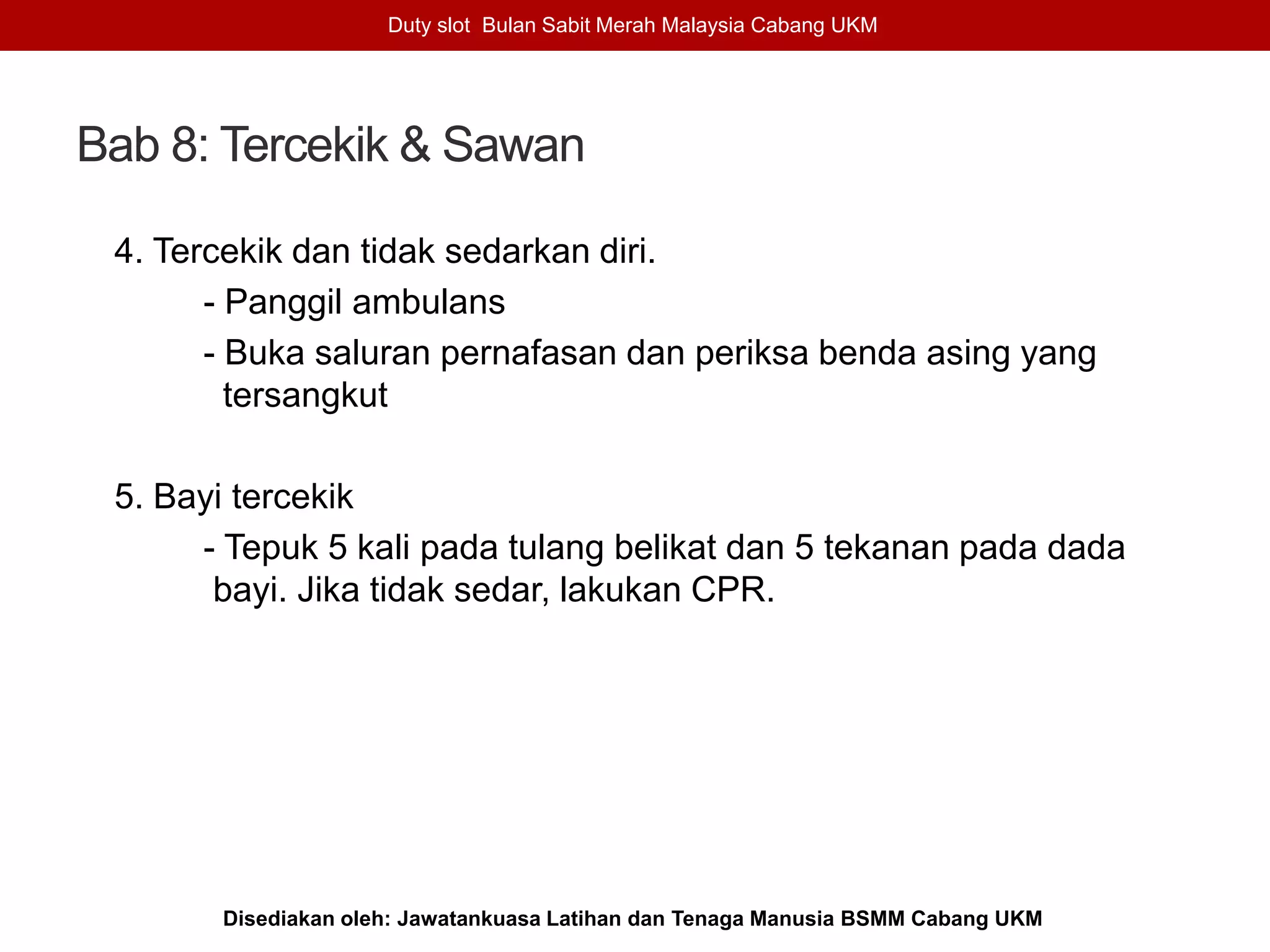 Bab 8 tercekik | PPTX