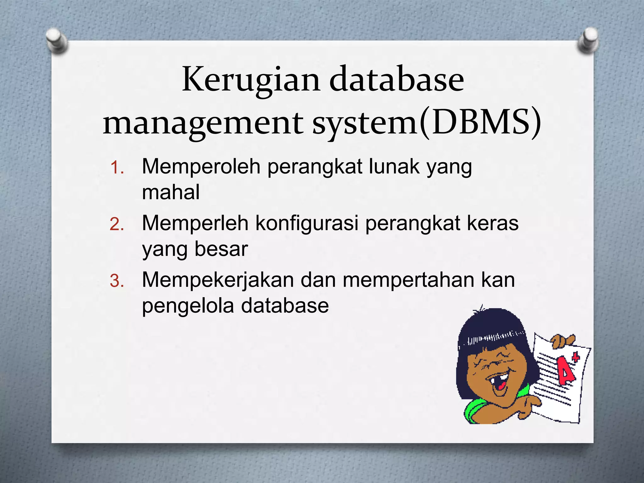 Bab 9 database dan manajemen database | PPTX