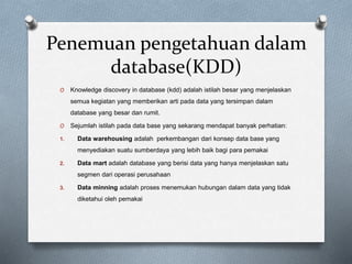 Bab 9 database dan manajemen database | PPTX