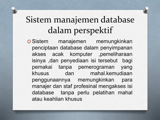 Bab 9 database dan manajemen database | PPTX