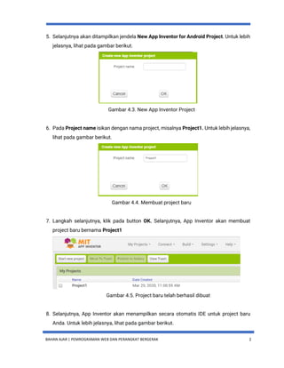 BAB IX - MEMULAI APP INVENTOR | PDF