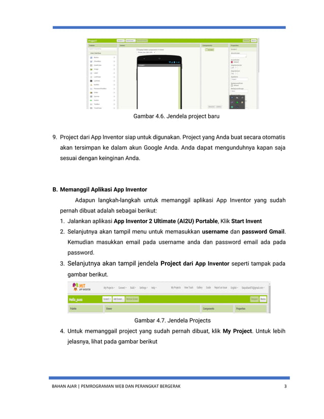 BAB IX - MEMULAI APP INVENTOR | PDF