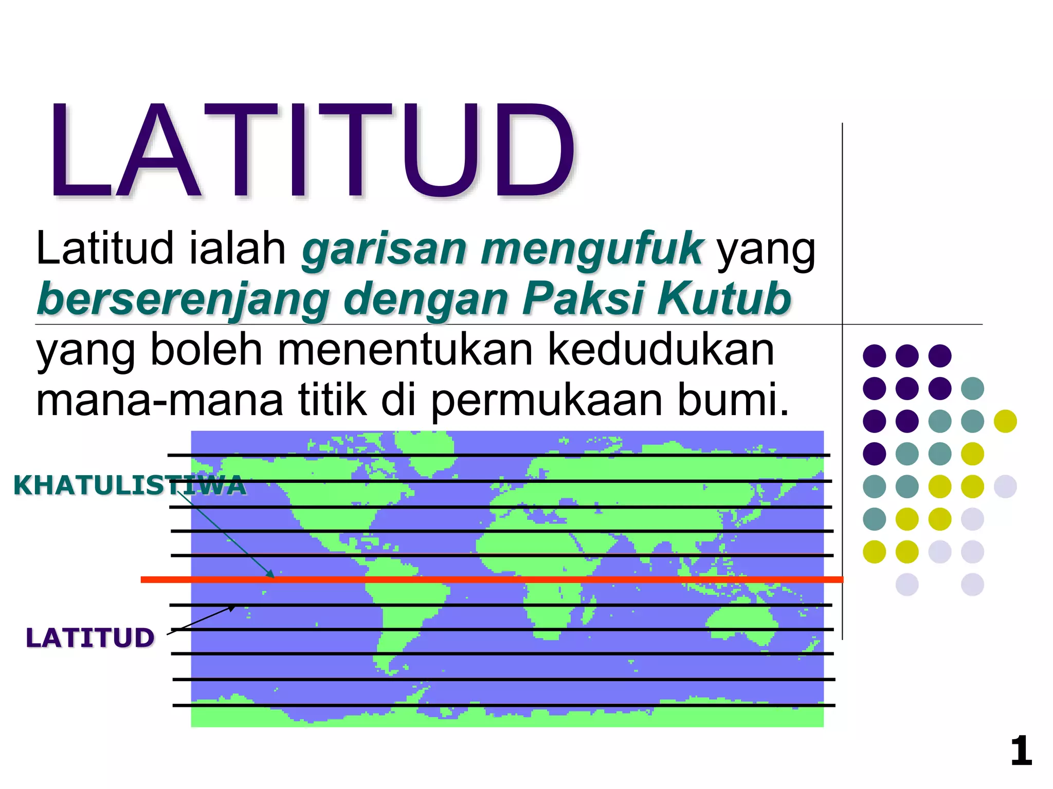 Bab 9 Bumi Sebagai Sfera - Latitud | PPTX