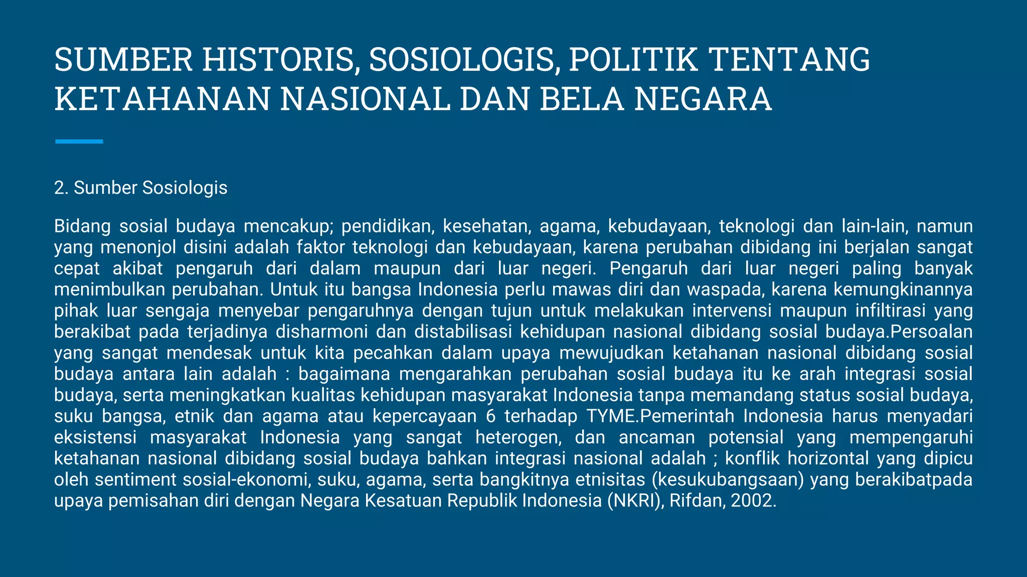 BAB 9 BAGAIMANA URGENSI DAN TANTANGAN KETAHANAN NASIONAL DAN BELA ...