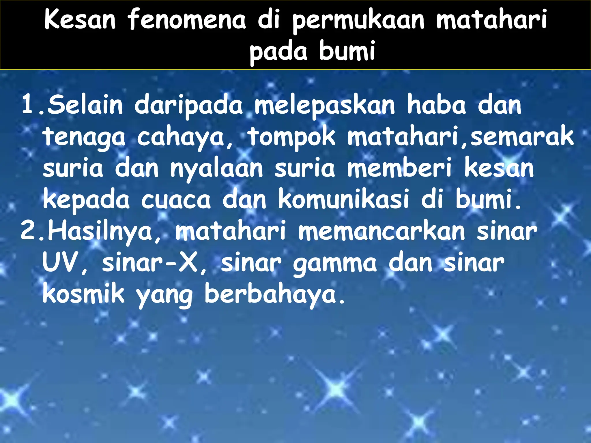 BAB 9 CUACA ANGKASA LEPAS TINGKATAN 3 2024 | PPTX