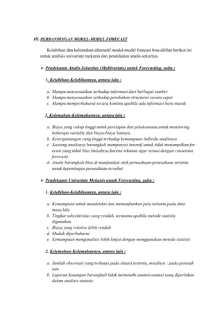 Bab 9 forecasting | DOCX