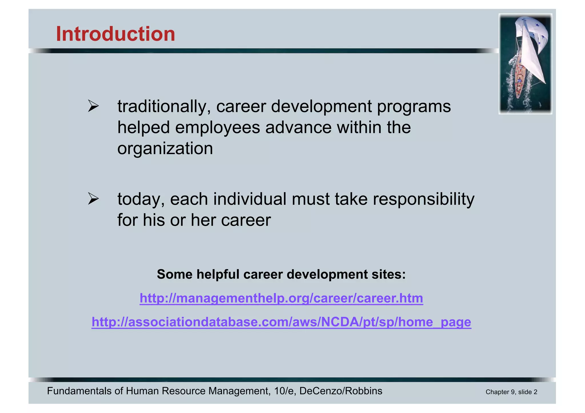 Chapter 9 Career Development | PDF