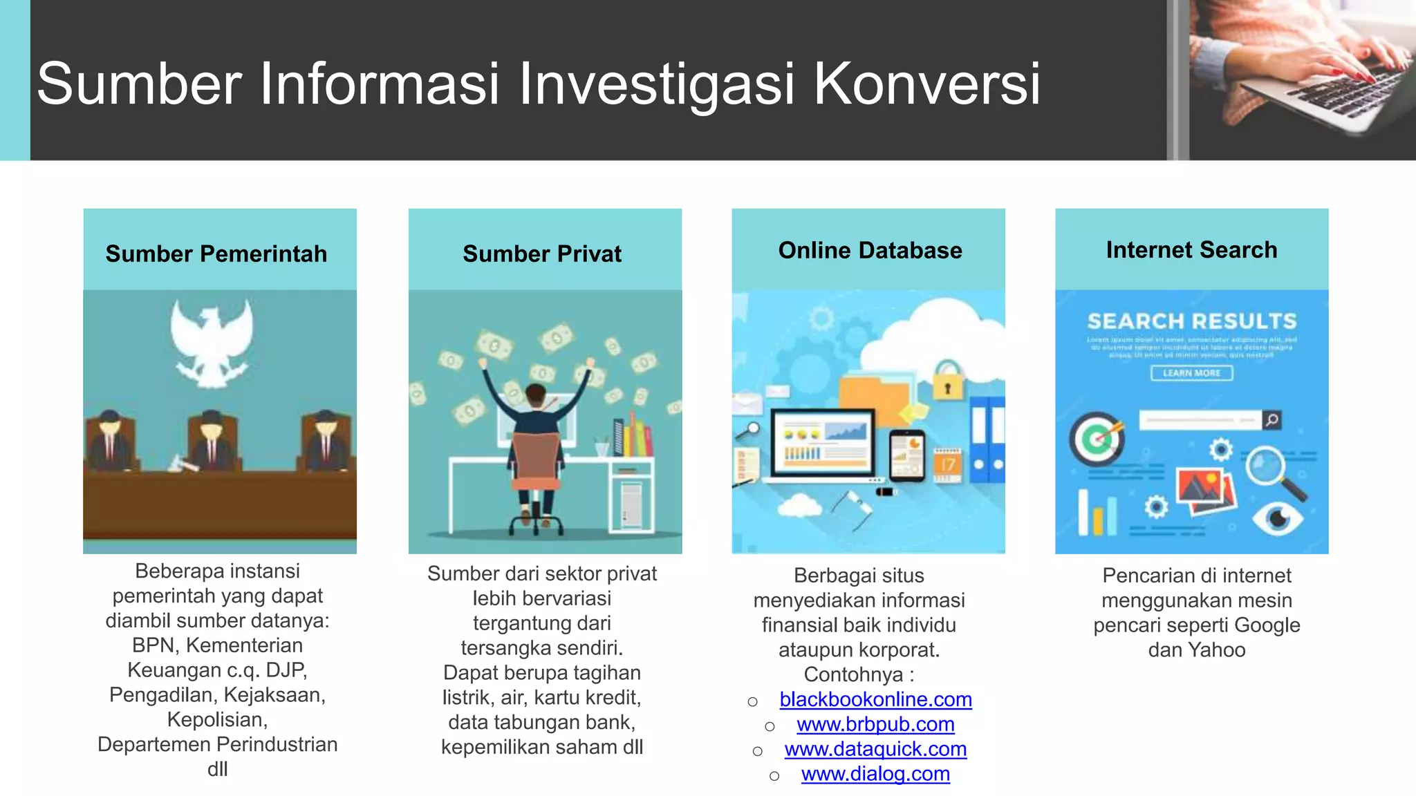 Metode Investigasi Konversi - Akuntansi Forensik | PPTX