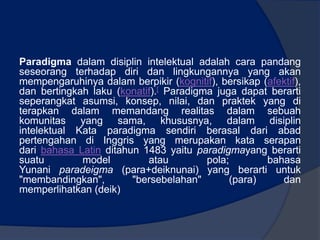 Bab 9 pancasila sebagai paradigma pembangunan | PPTX