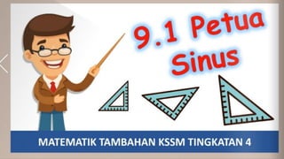 BAB 9 PENYELESAIAN SEGITIGA Matematik Tambahan Ting.4 | PPTX