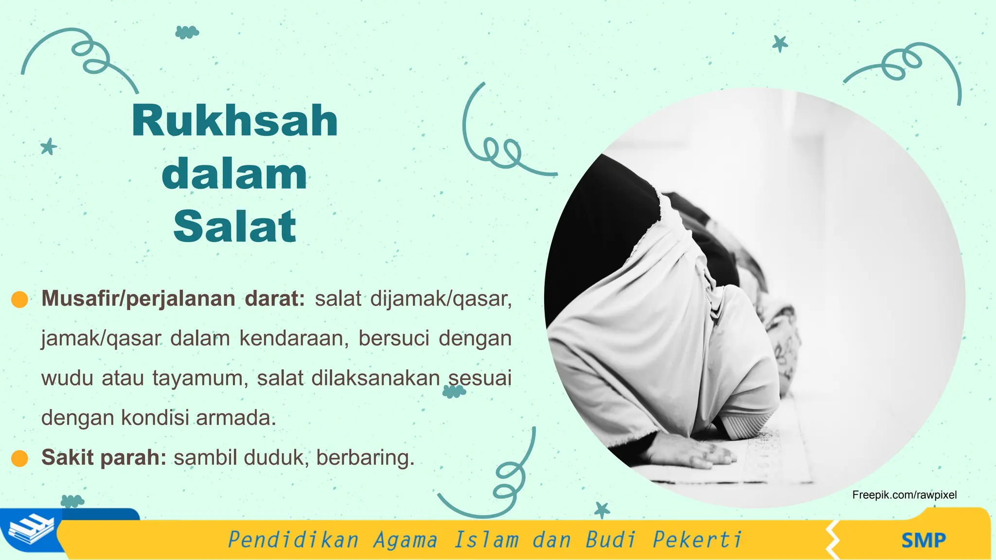 BAB 9_Rukhsah dalam Beribadah.pptx kelas VII | PPTX