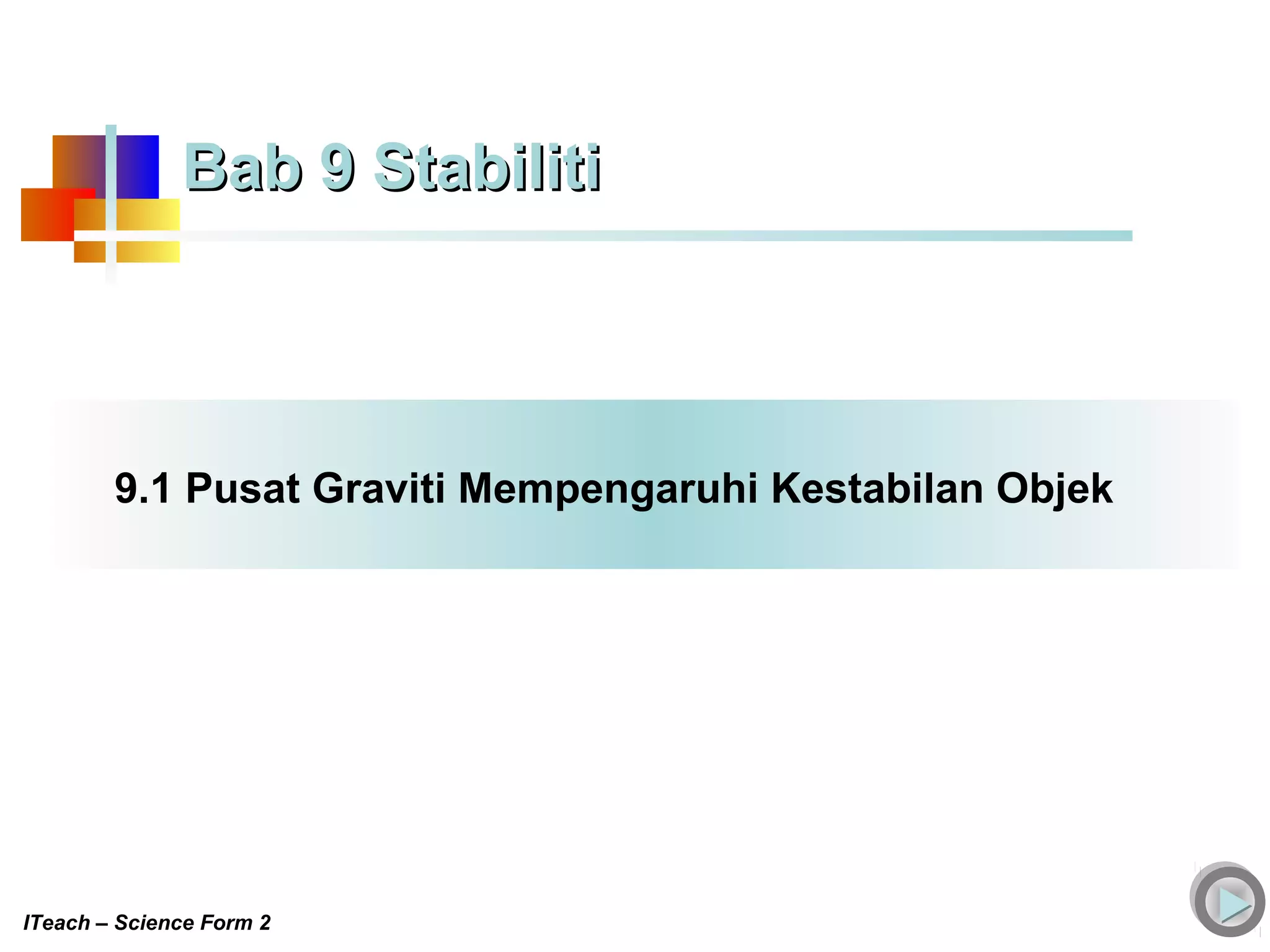 Bab 9 Stabiliti | PPT