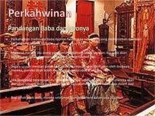 Baba dan-nyonya | PPT