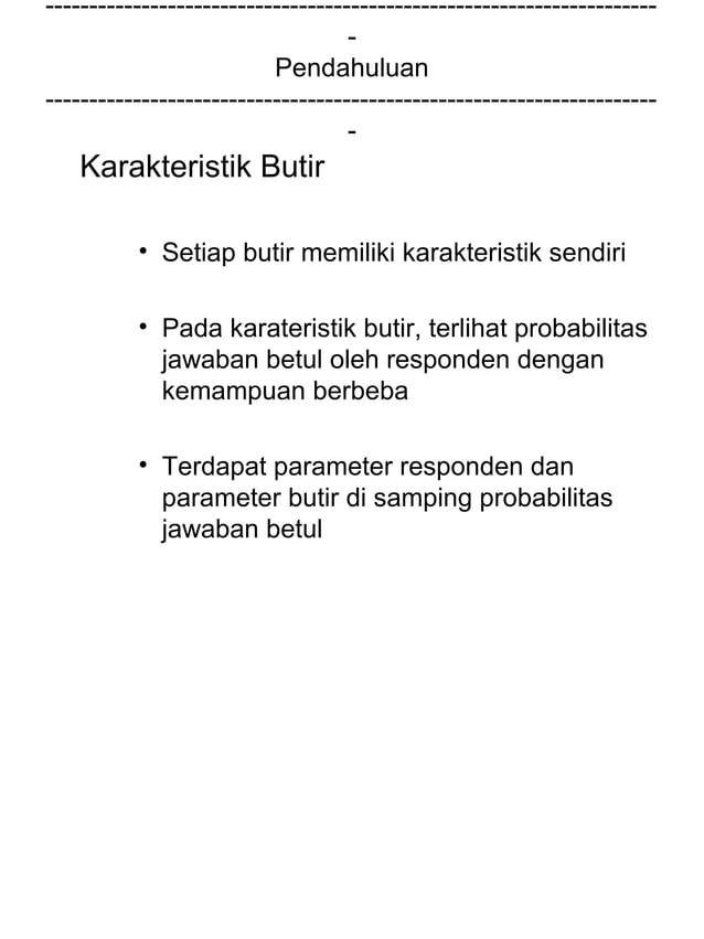 Psikometri (TEORI TES) 1 | PDF