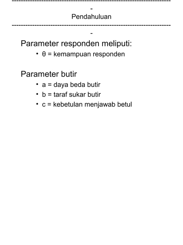 Psikometri (TEORI TES) 1 | PDF