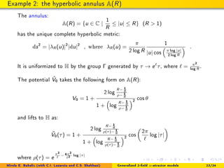 Elena Mirela Babalic "Generalized alpha-attractor models for hyperbolic surfaces" | PPT