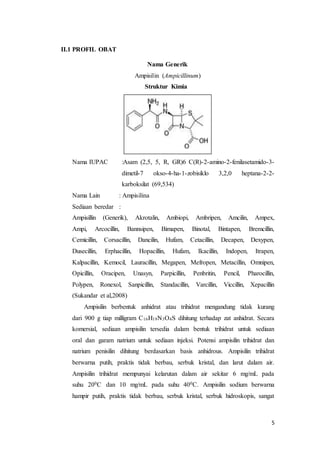 Makalah Ampisilin | DOCX