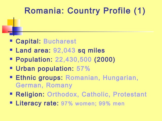 Barriers to Reproductive Health in Post-Communist Romania | PPT