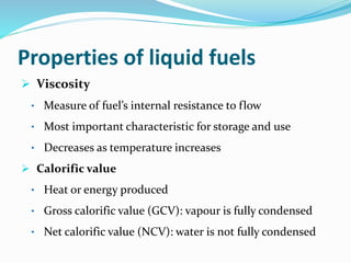 Fuel (liquid fuel) | PPTX
