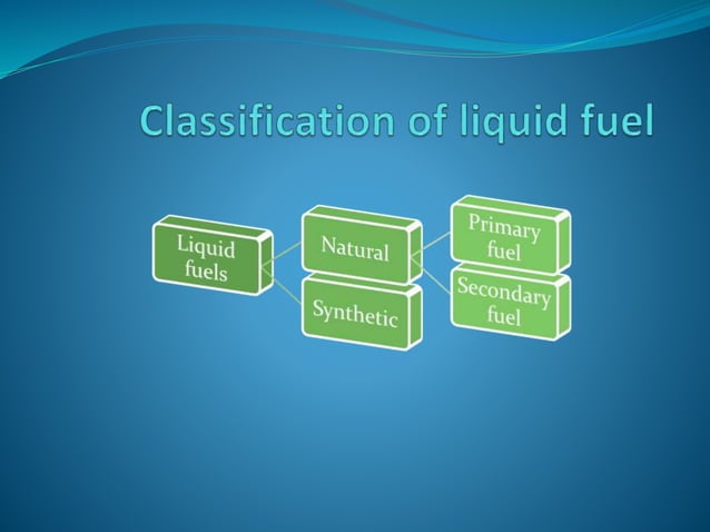 Fuel (liquid fuel) | PPTX