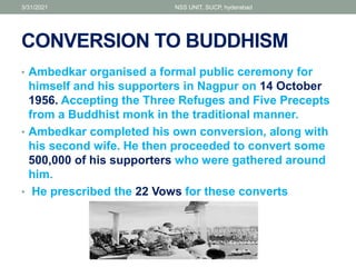 A TALK ON BABA SAHEB AMBEDKAR NSS UNIT, SUCP | PPT