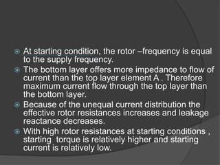 deep bar and cage rotor | PPTX