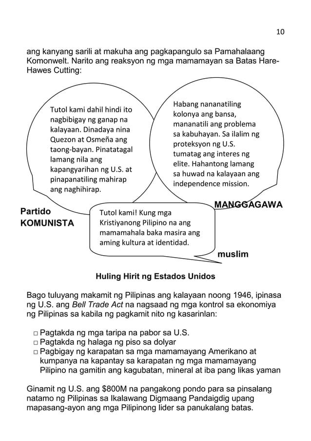 Malayang Kalakalan ng US-Pilipinas | DOCX
