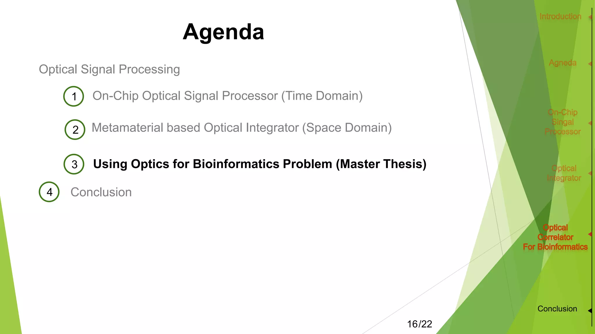 Ultrafast Optical signal processing | PPTX