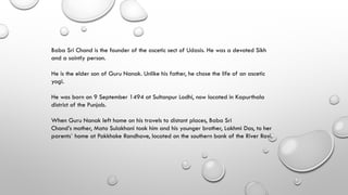 Baba shri chand_ji | PPS