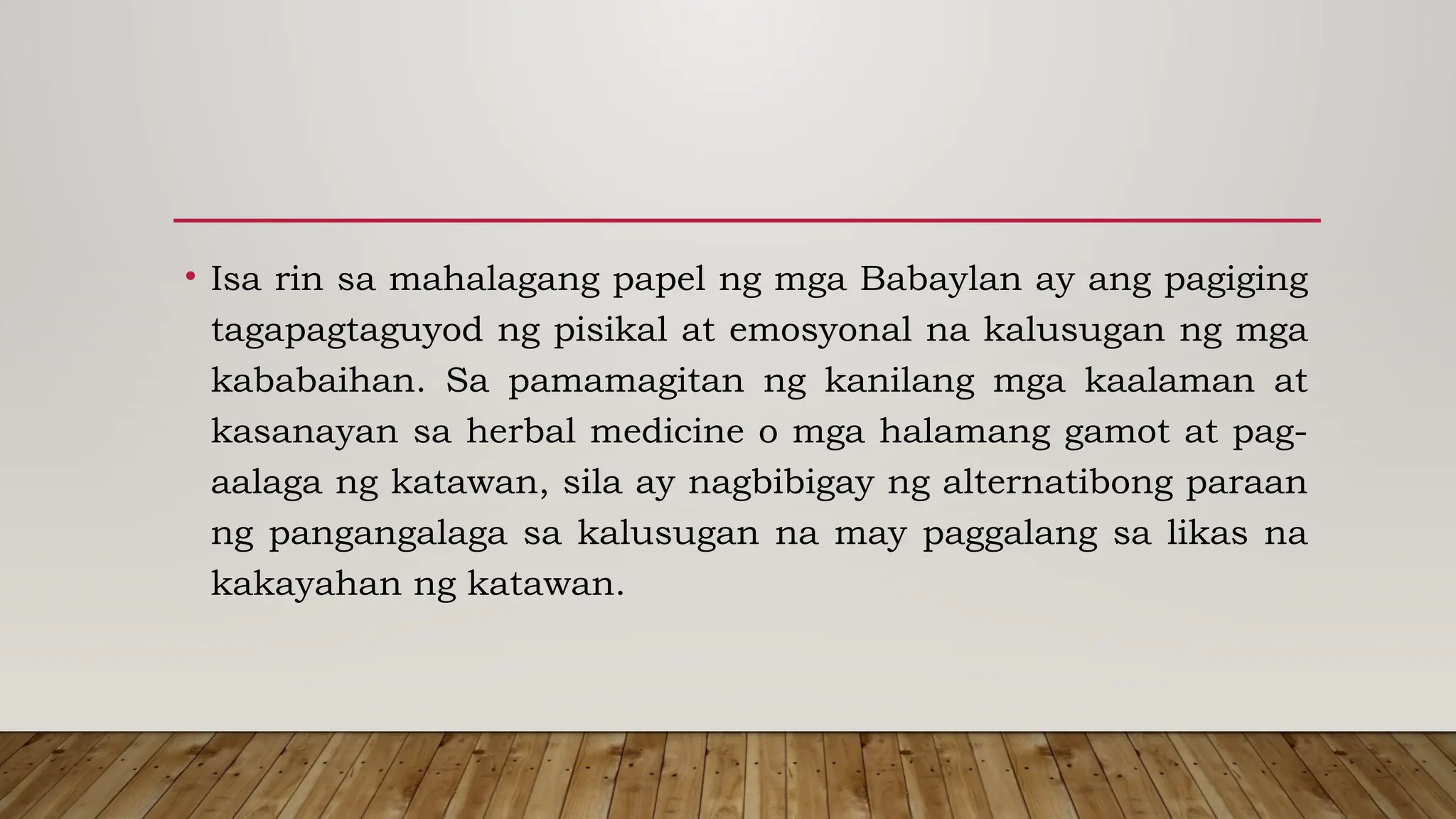 Babaylan Panitikang Pilipino Filipino 88 | PPTX