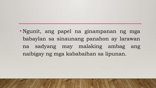 Babaylan Panitikang Pilipino Filipino 88 | PPTX