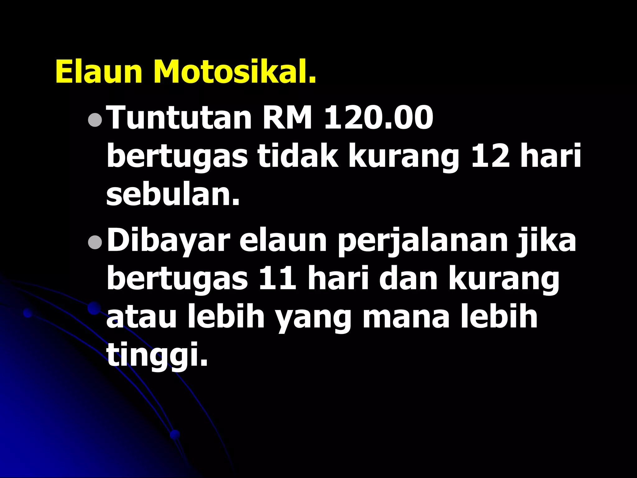 PERINTAH AM Bab B :Elaun-elaun dalam perkhidmatan | PPT