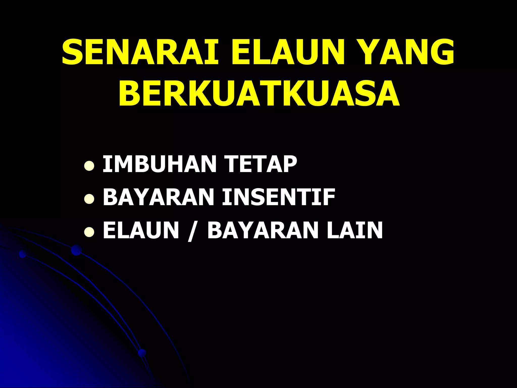 PERINTAH AM Bab B :Elaun-elaun dalam perkhidmatan | PPT