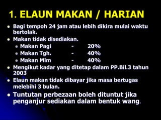 PERINTAH AM Bab B :Elaun-elaun dalam perkhidmatan | PPT