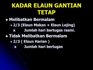 PERINTAH AM Bab B :Elaun-elaun dalam perkhidmatan | PPT
