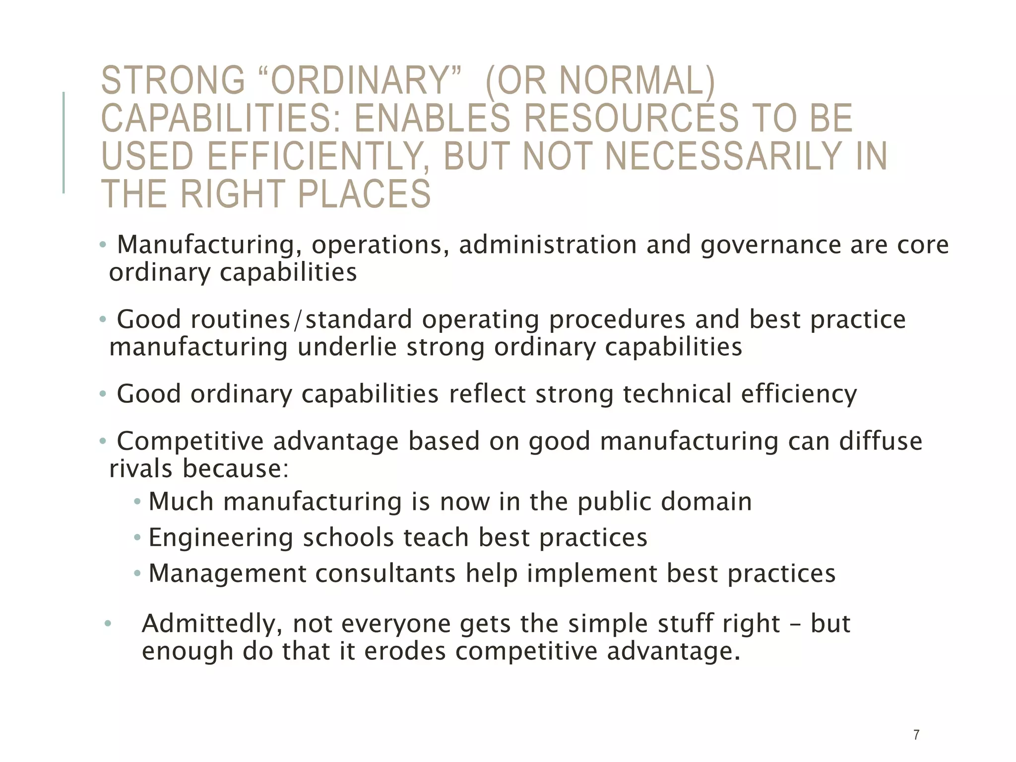 Dynamic Capabilities: What Are They And How They Can Be Applied | PPTX