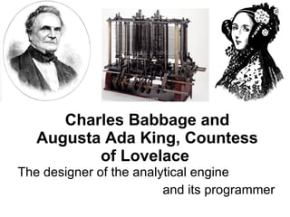 Ada Lovelace And Charles Babbage