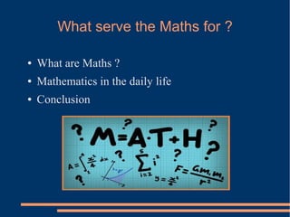 Maths Project Group T3_E1 | PPT