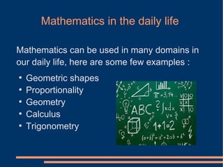 Maths Project Group T3_E1 | PPT