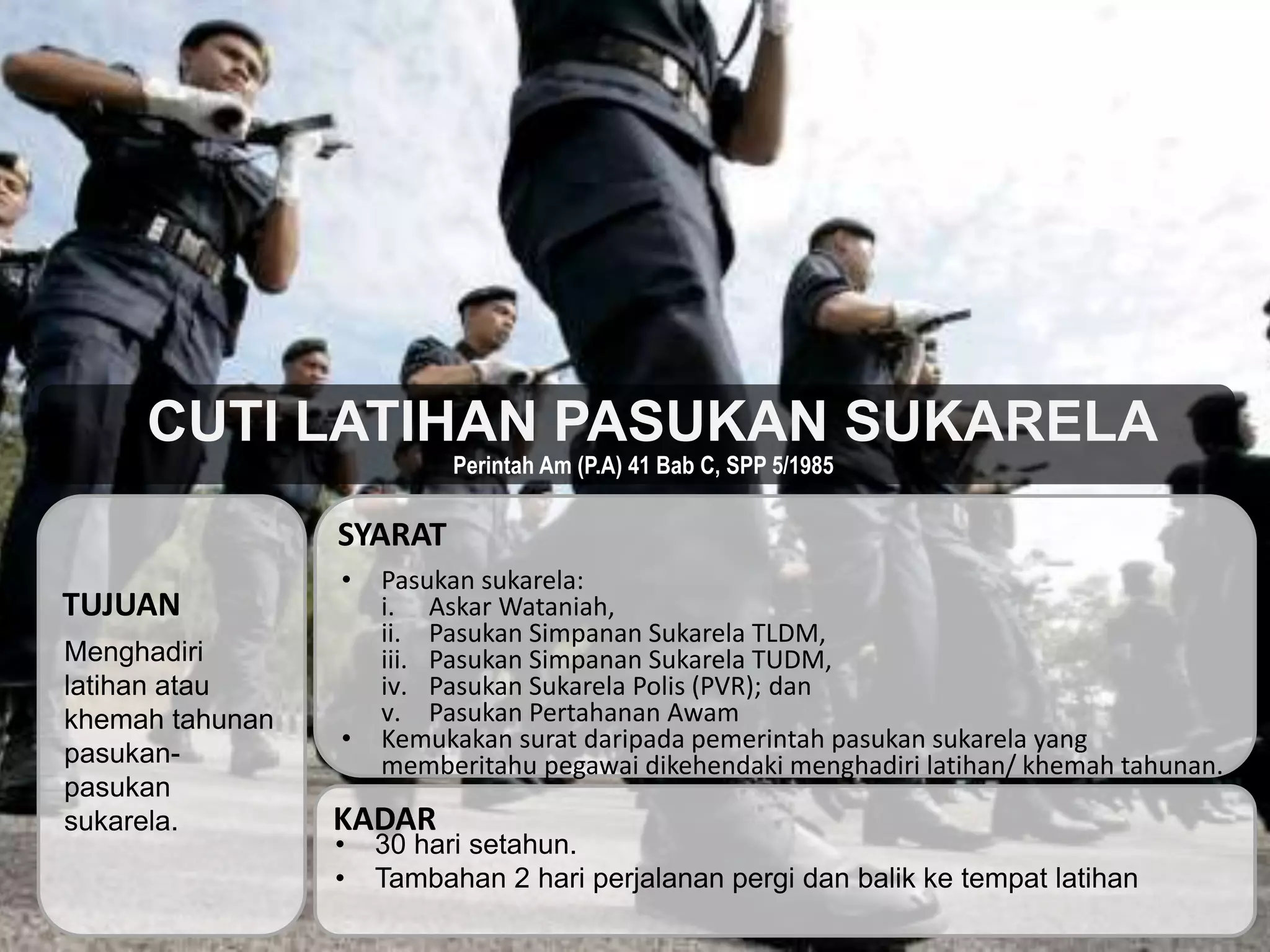 Bab C (cuti) 12/01/2015 (Taklimat) | PPTX