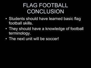Flag Football PowerPoint | PPT