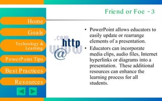 PowerPoint in the Classroom | PPT
